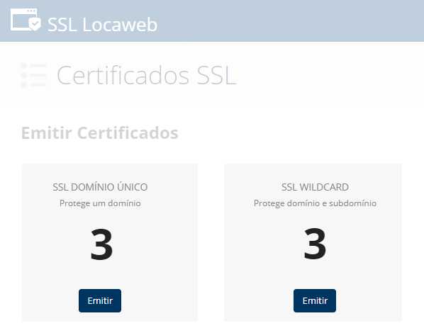 Como emitir certificados Alpha e Wildcard - SSL Locaweb
