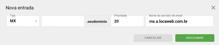 Como configurar o MX Locaweb – Email Locaweb