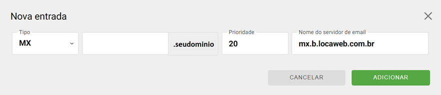 Como configurar o MX Locaweb – Email Locaweb