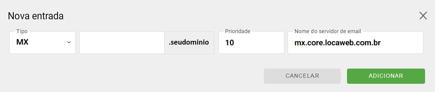 Como configurar o MX Locaweb – Email Locaweb
