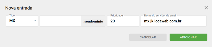 Como configurar o MX Locaweb – Email Locaweb