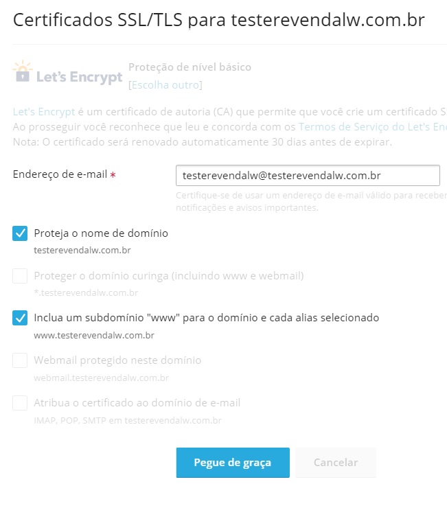 Como instalar o SSL Let’s Encrypt – Revenda Plesk