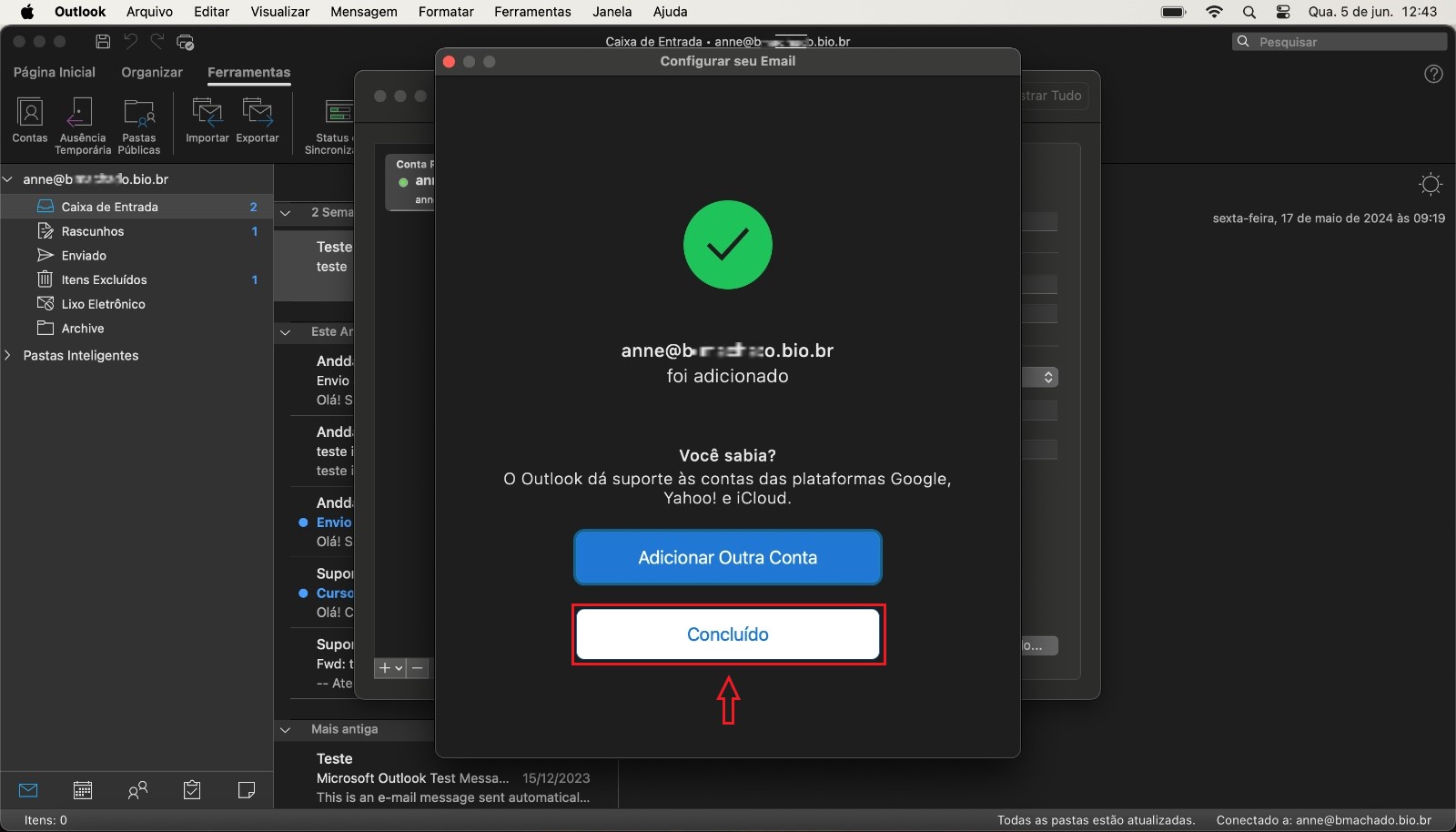 Configuração de Outlook do Apple – Email Exchange - Ajuda Locaweb: Tire ...
