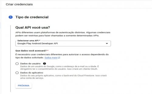 Como usar a API Google Play Developer?